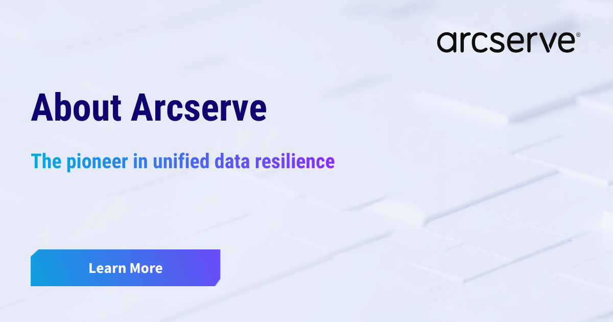 About the Company | Arcserve
